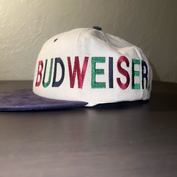 Budweiser | Accessories | Budweiser Vintage Wraparound Logo Snapback ...